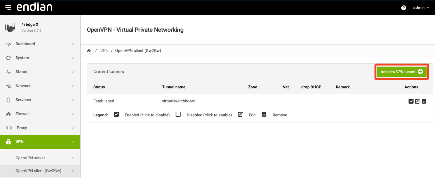 How to Connect a Security Gateway to a Switchboard - Manual – Endian